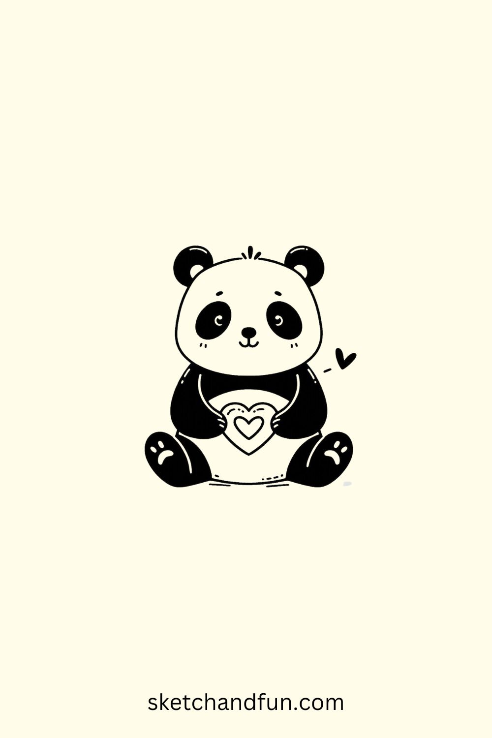 39+ Easy Cute Panda Drawing Ideas - Sketch and Fun