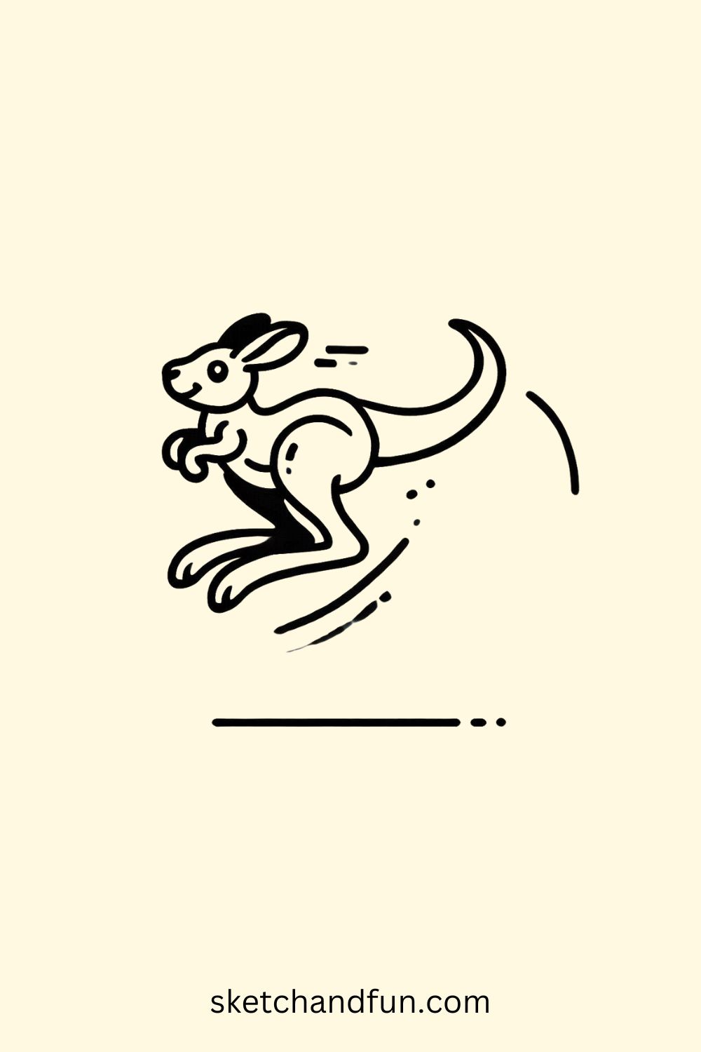 40+ Easy Cute Kangaroo Drawing Ideas - Sketch and Fun
