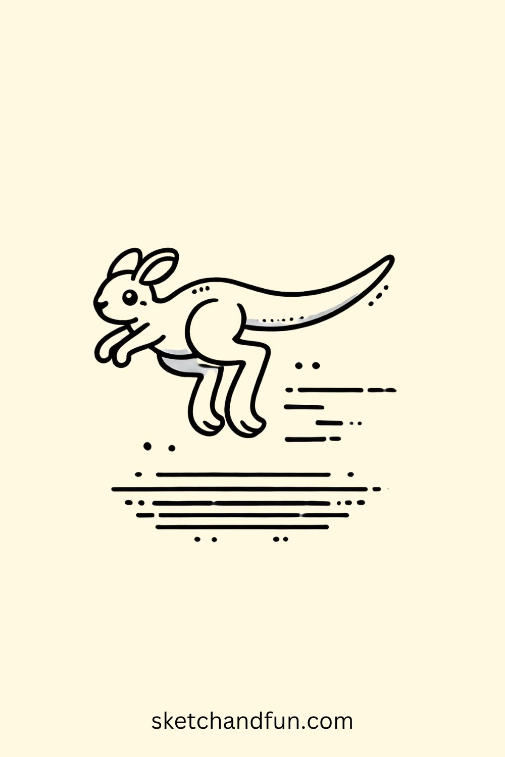 40+ Easy Cute Kangaroo Drawing Ideas - Sketch and Fun