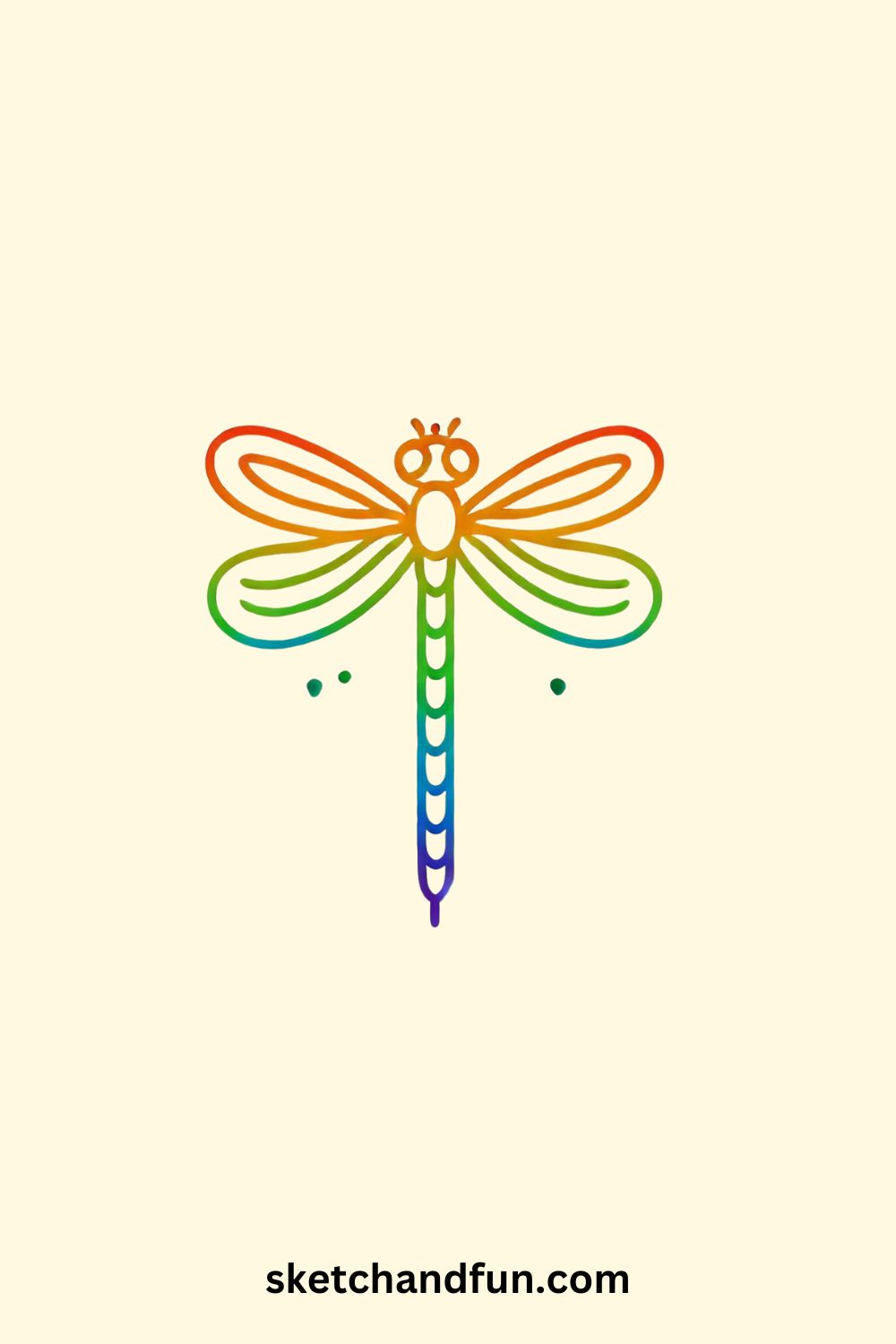 39+ Easy Cute Dragonfly Drawing Ideas - Sketch and Fun