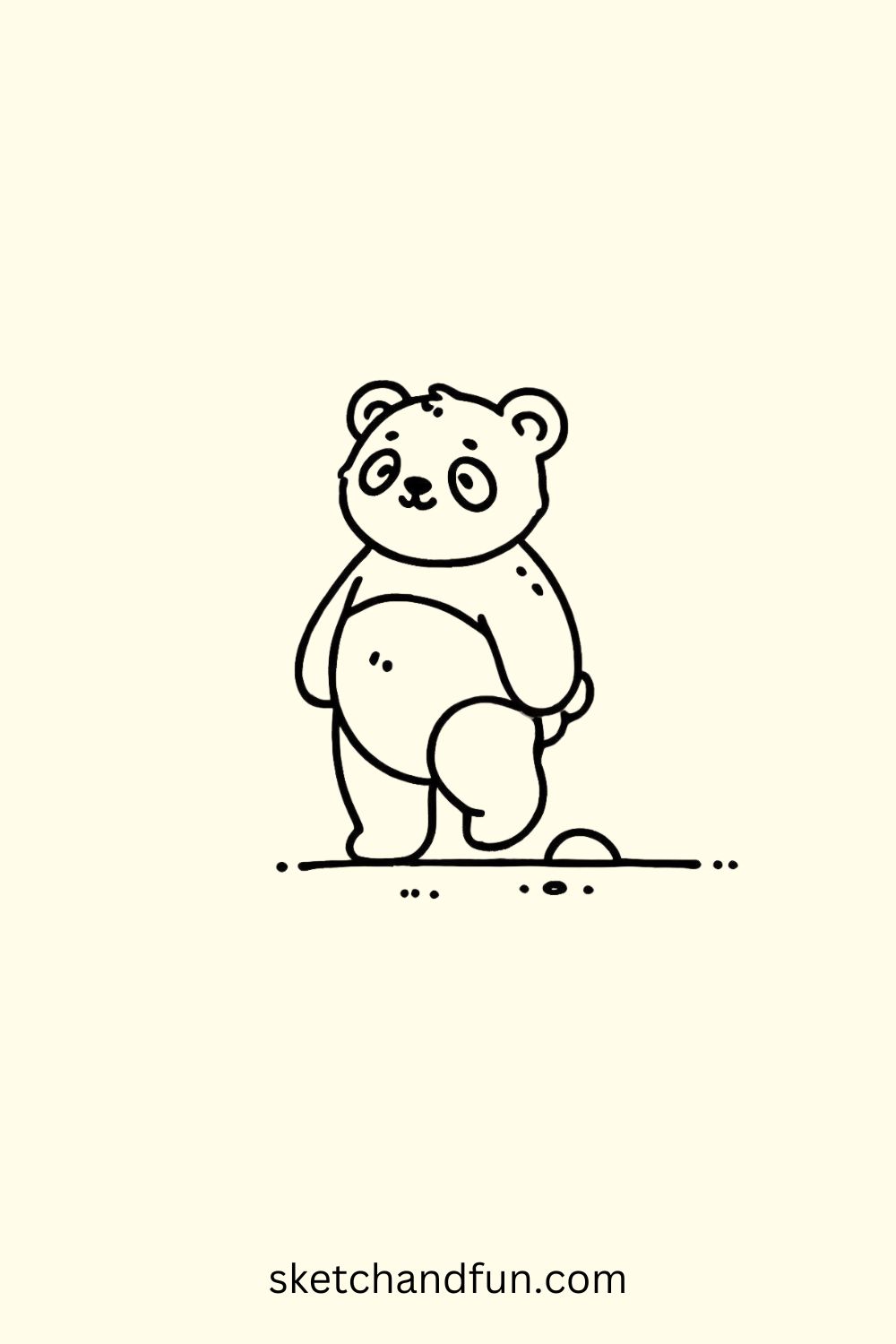 39+ Easy Cute Panda Drawing Ideas - Sketch and Fun