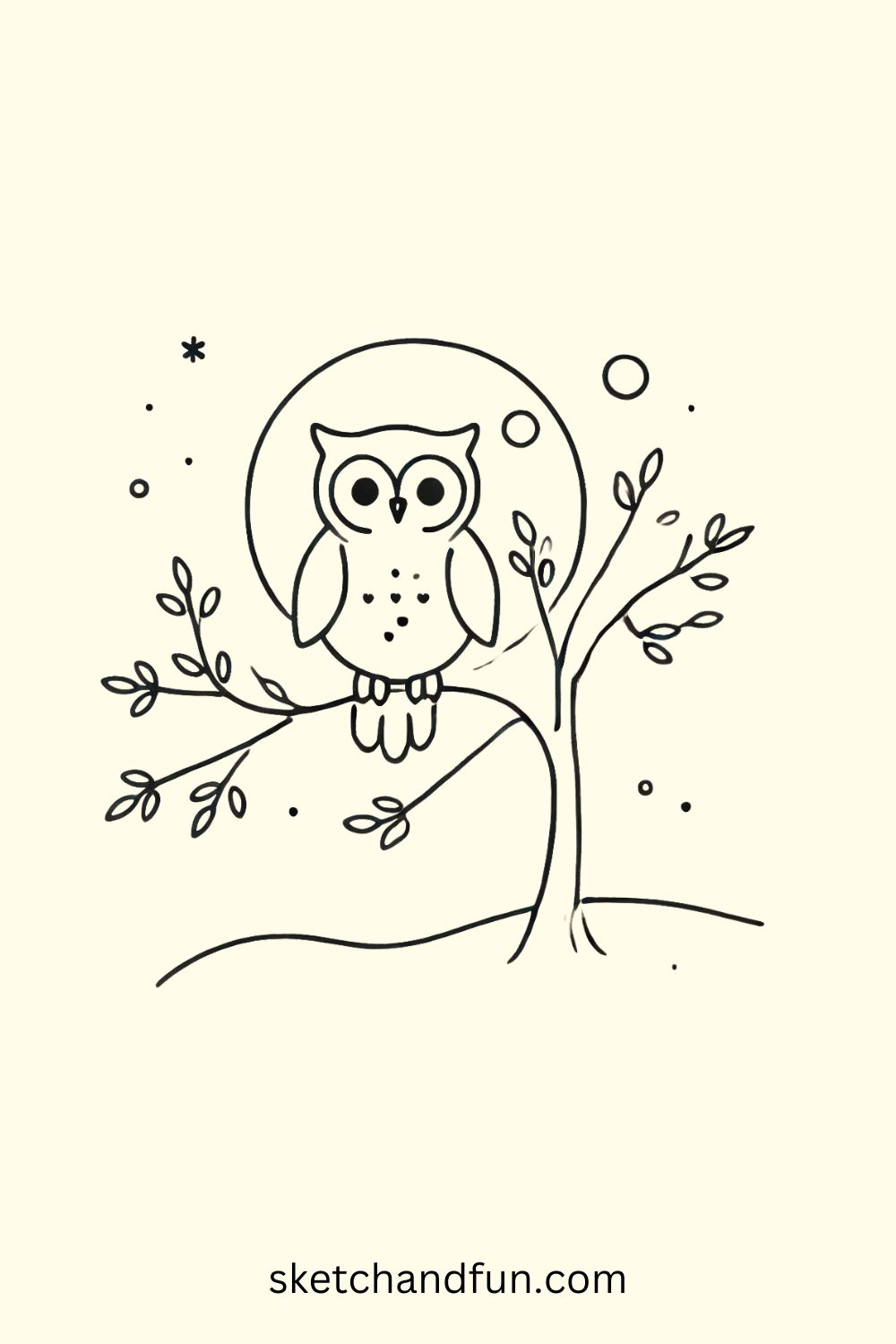 40+ Easy Cute Owl Drawing Ideas - Sketch and Fun
