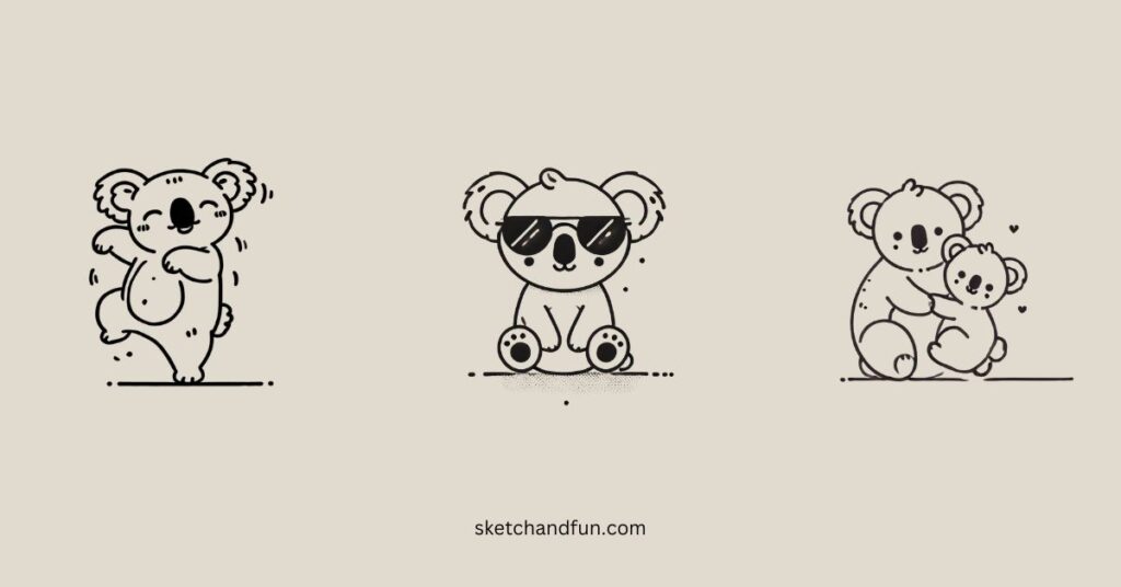 🐨 39+ Easy Cute Koala Drawing Ideas - Sketch and Fun