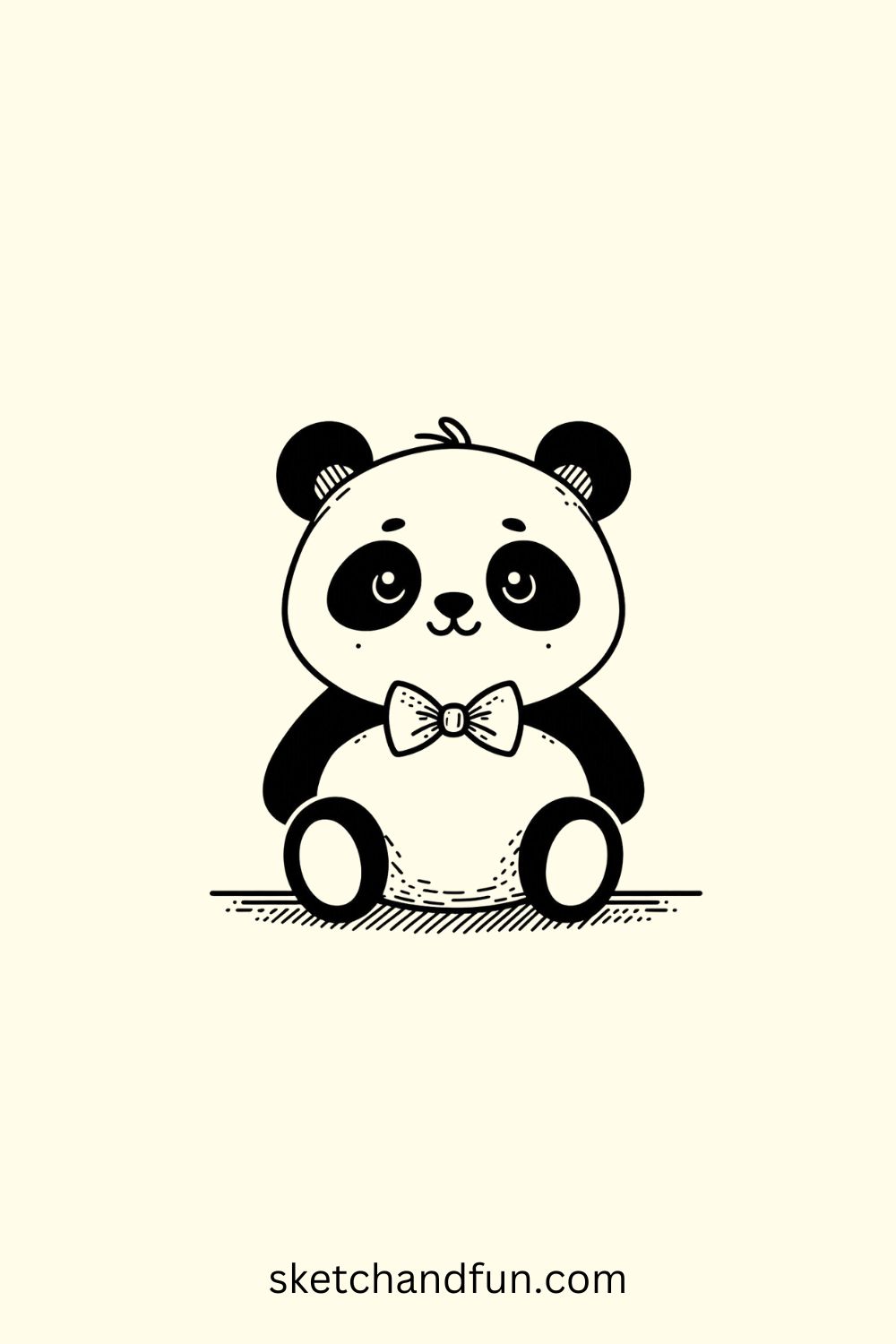 39+ Easy Cute Panda Drawing Ideas - Sketch and Fun