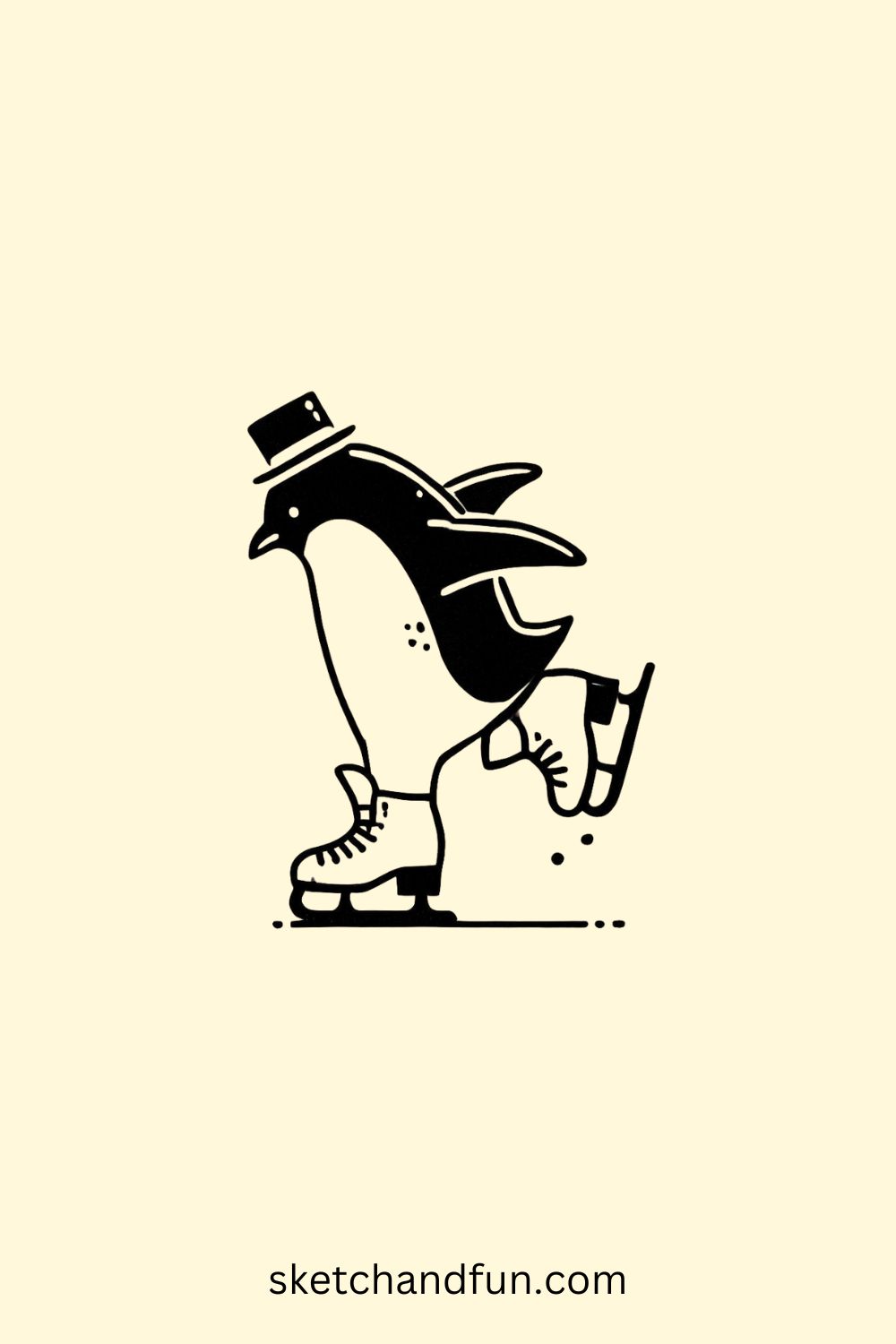 39+ Easy Cute Penguin Drawing Ideas - Sketch and Fun