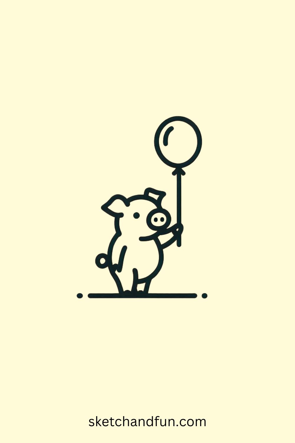 40+ Easy Cute Pig Drawing Ideas - Sketch and Fun