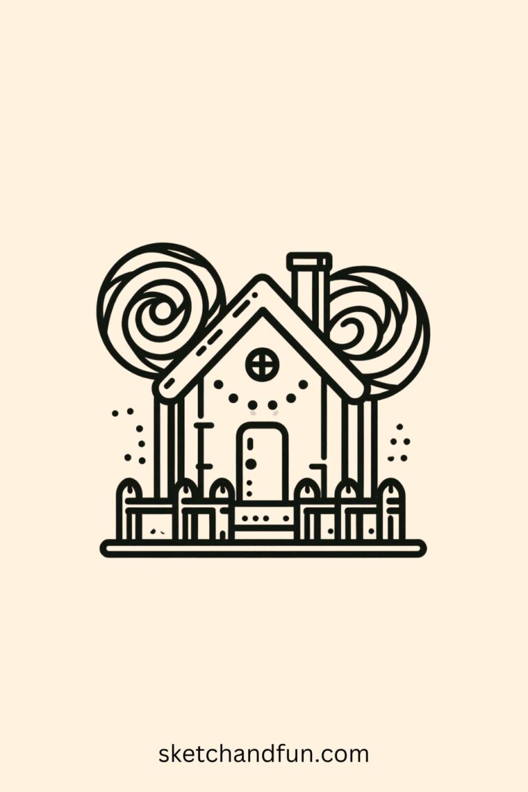 27+ Easy House Drawing Ideas - Sketch and Fun