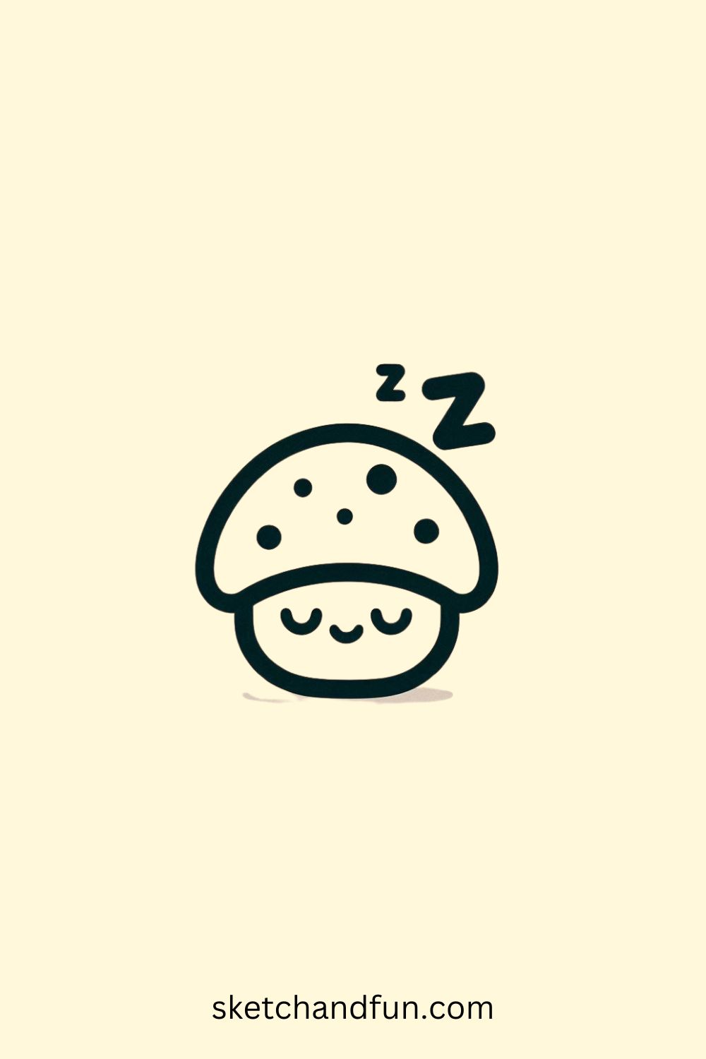 39+ Easy Cute Mushroom Drawing Ideas - Sketch and Fun