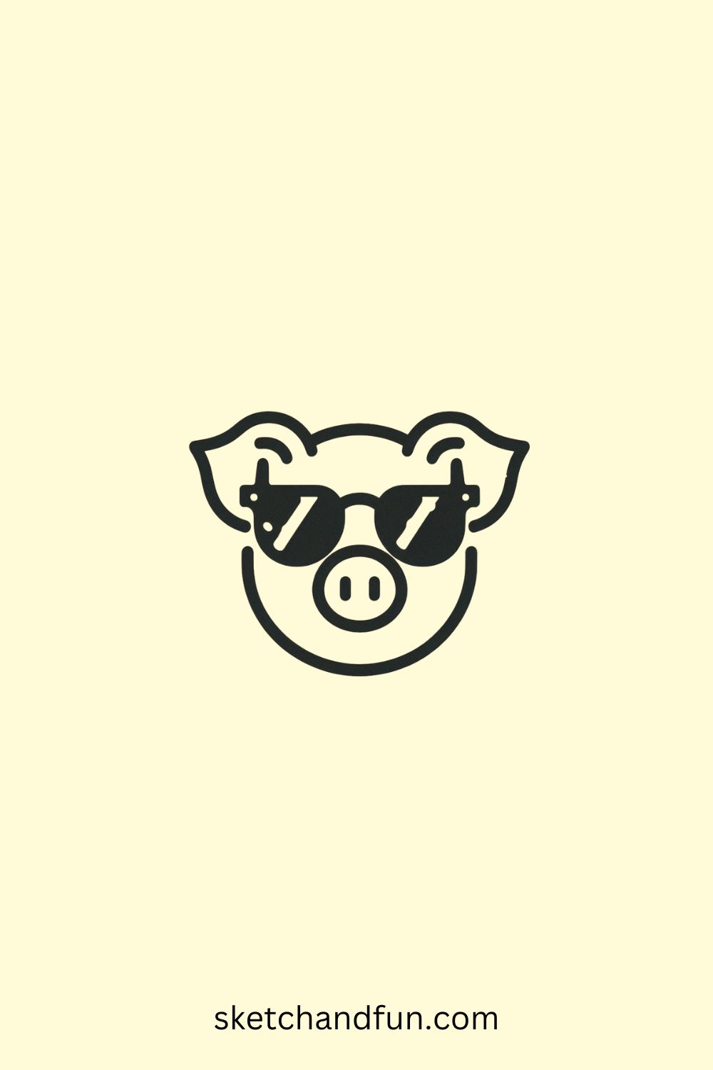 40+ Easy Cute Pig Drawing Ideas - Sketch and Fun
