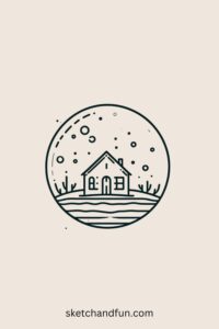 27+ Easy House Drawing Ideas - Sketch and Fun