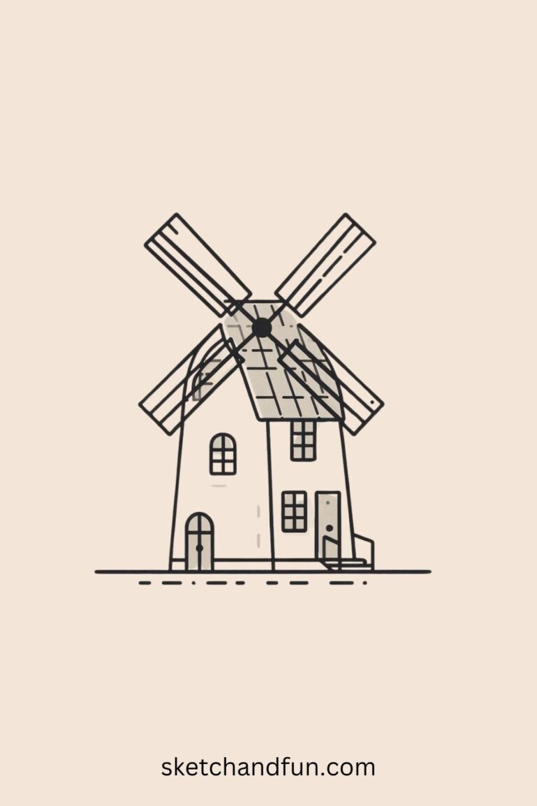 27+ Easy House Drawing Ideas - Sketch and Fun