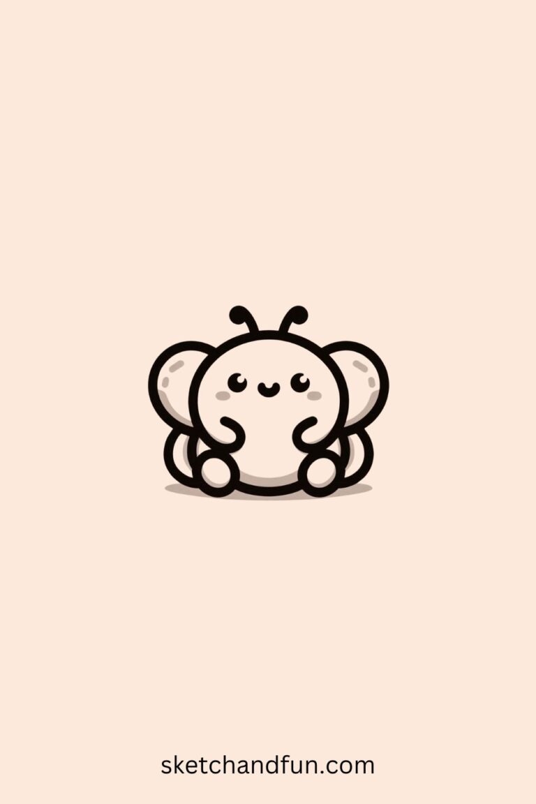 40+ Easy Cute Butterfly Drawing Ideas - Sketch and Fun
