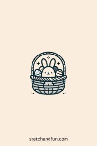 51+ Easy Cute Easter Drawing Ideas - Sketch and Fun