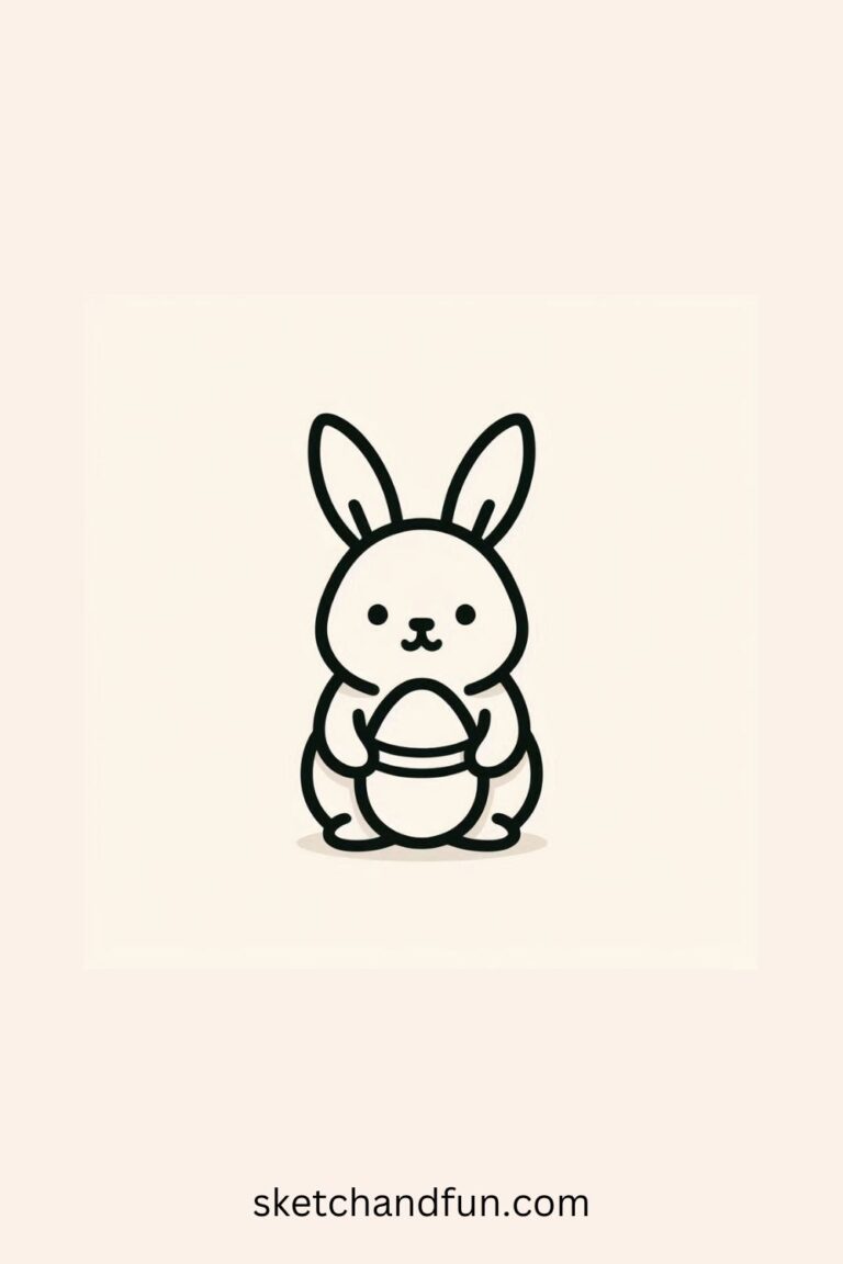51+ Easy Cute Easter Drawing Ideas - Sketch and Fun
