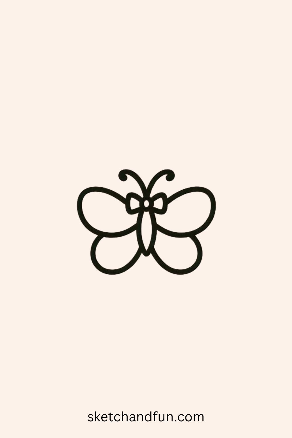 40+ Easy Cute Butterfly Drawing Ideas - Sketch and Fun