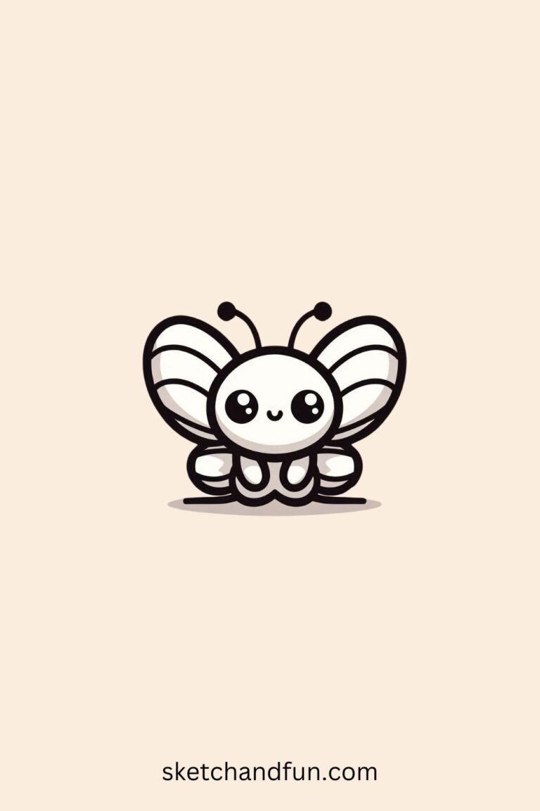 40+ Easy Cute Butterfly Drawing Ideas - Sketch and Fun