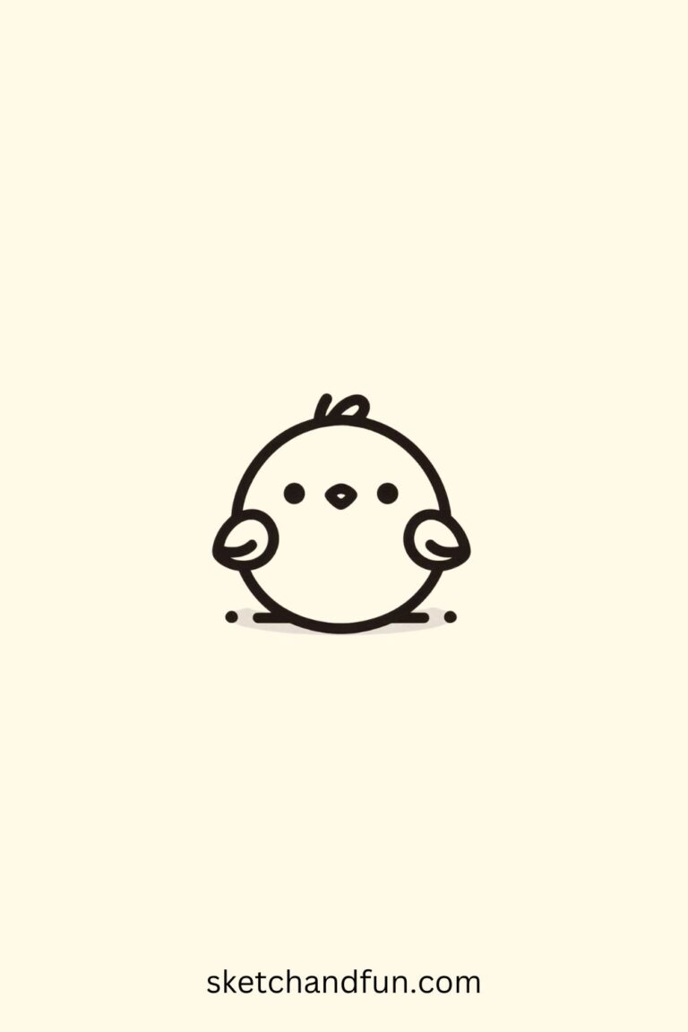 47+ Easy Cute Bird Drawing Ideas - Sketch and Fun