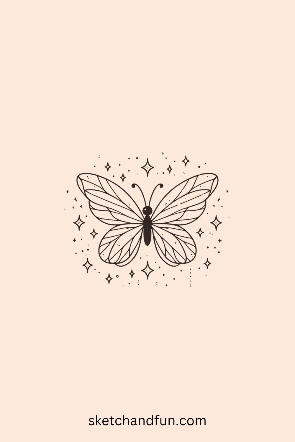 40+ Easy Cute Butterfly Drawing Ideas - Sketch and Fun