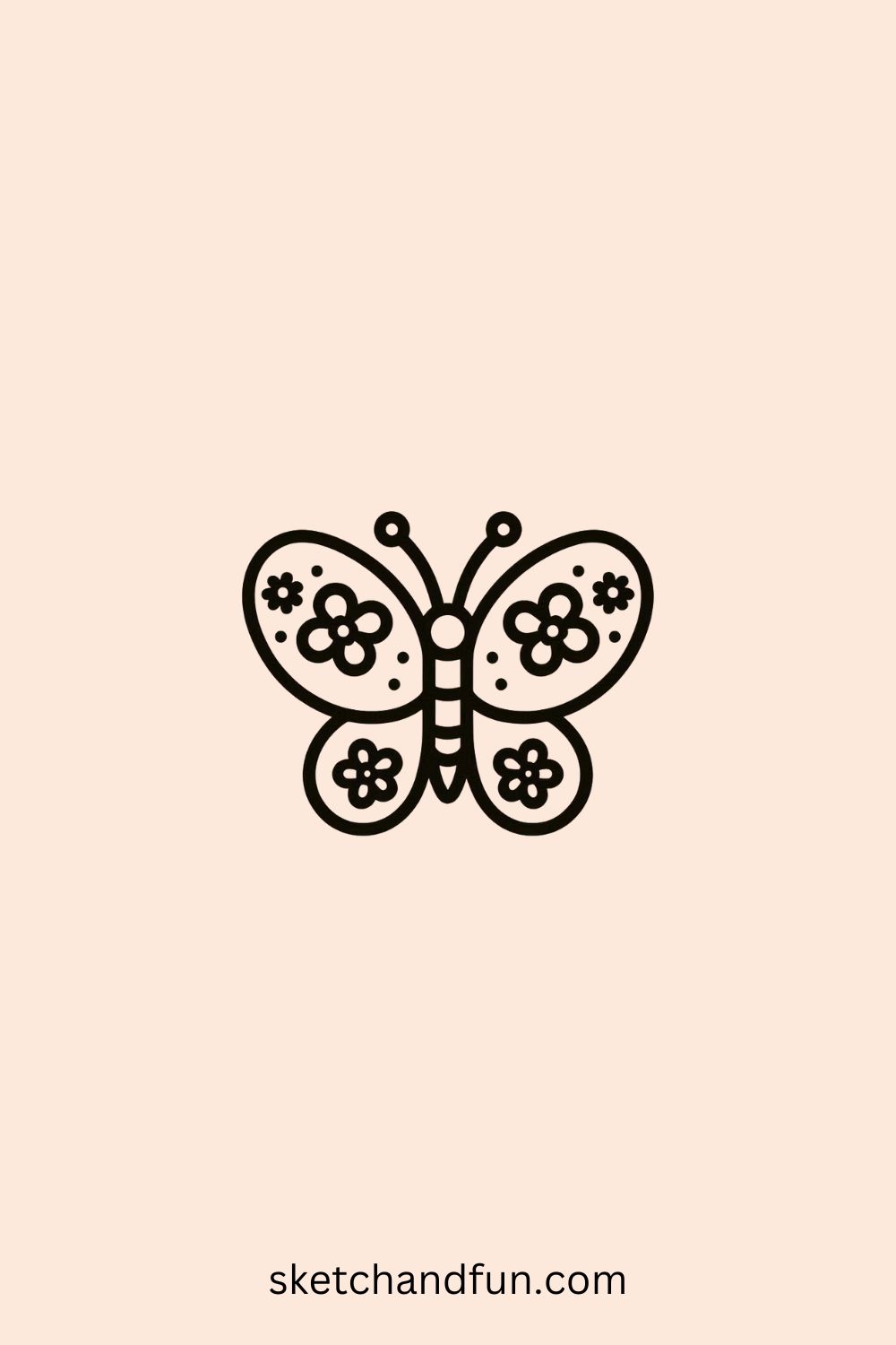 40+ Easy Cute Butterfly Drawing Ideas - Sketch and Fun