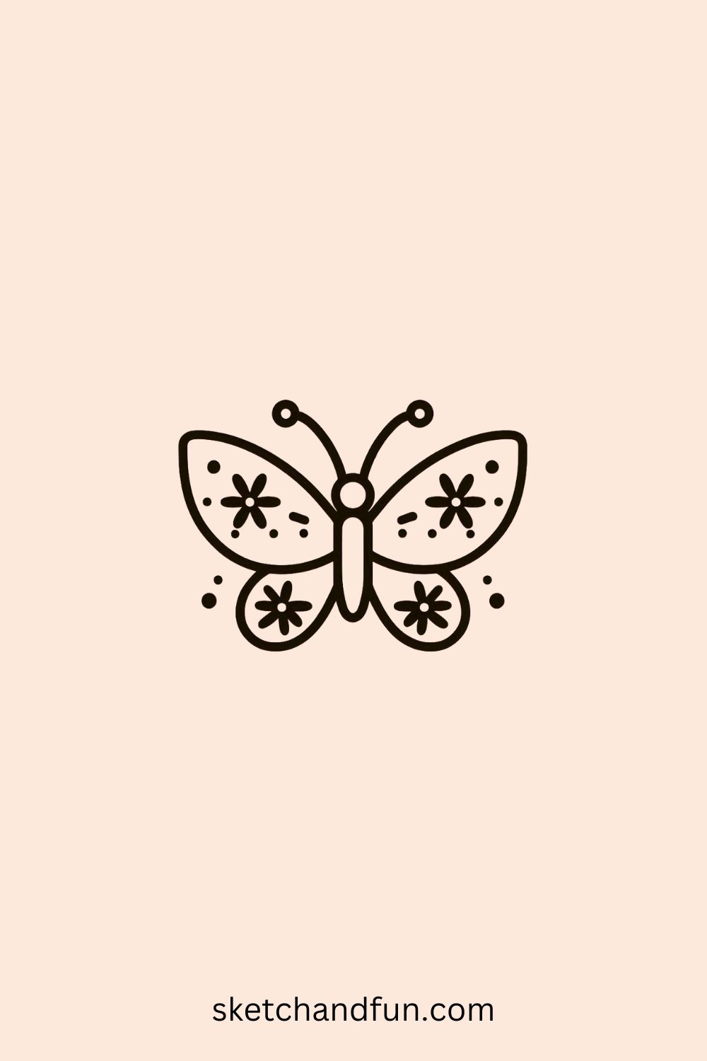 40+ Easy Cute Butterfly Drawing Ideas - Sketch and Fun