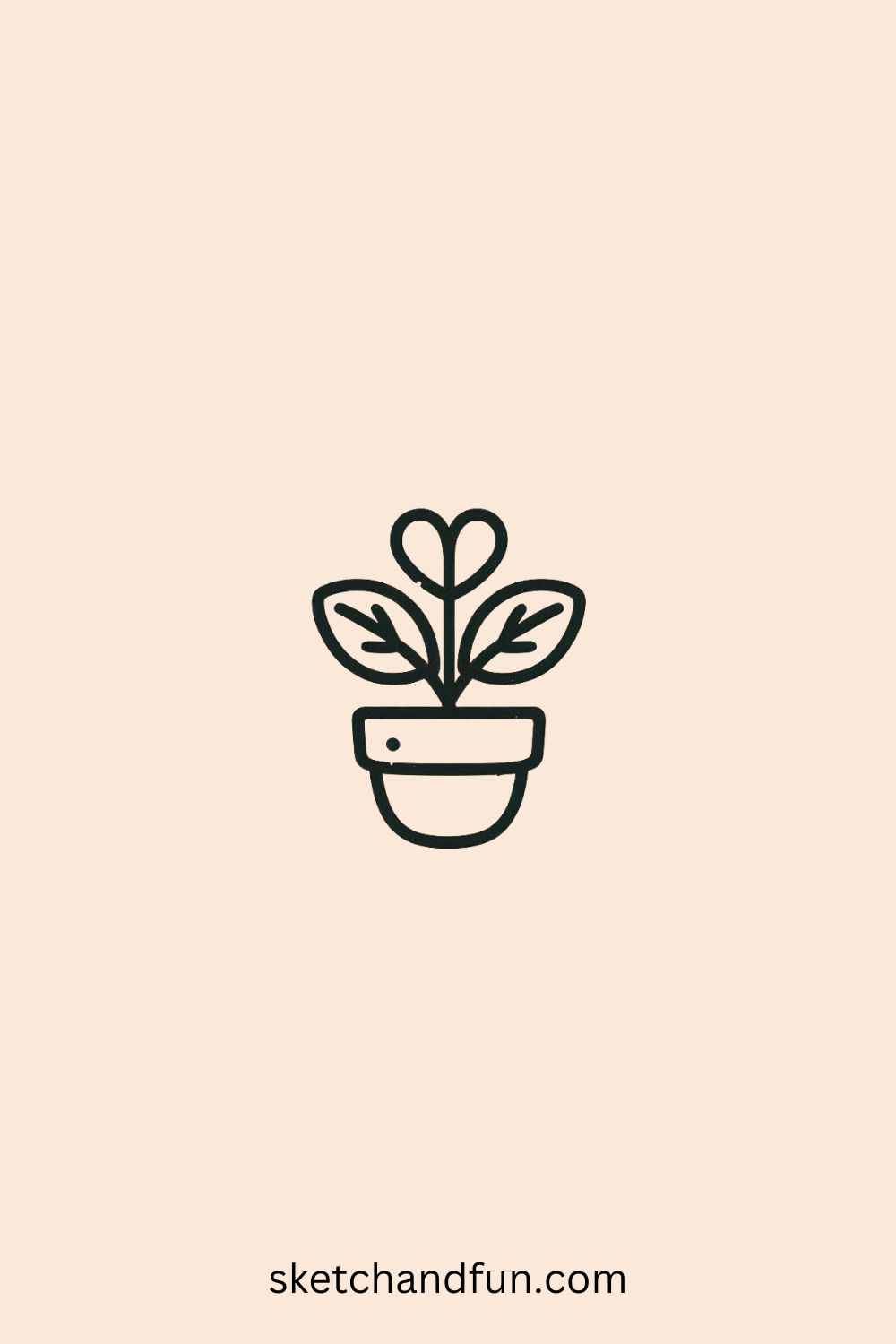 40+ Easy Cute Plant Drawing Ideas - Sketch and Fun
