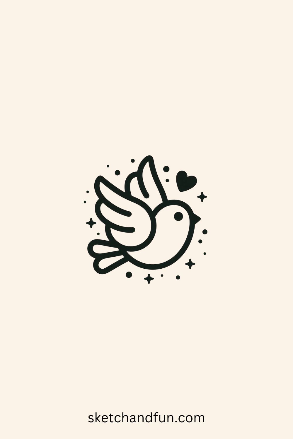 47+ Easy Cute Bird Drawing Ideas - Sketch and Fun