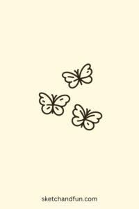 40+ Easy Cute Butterfly Drawing Ideas - Sketch and Fun