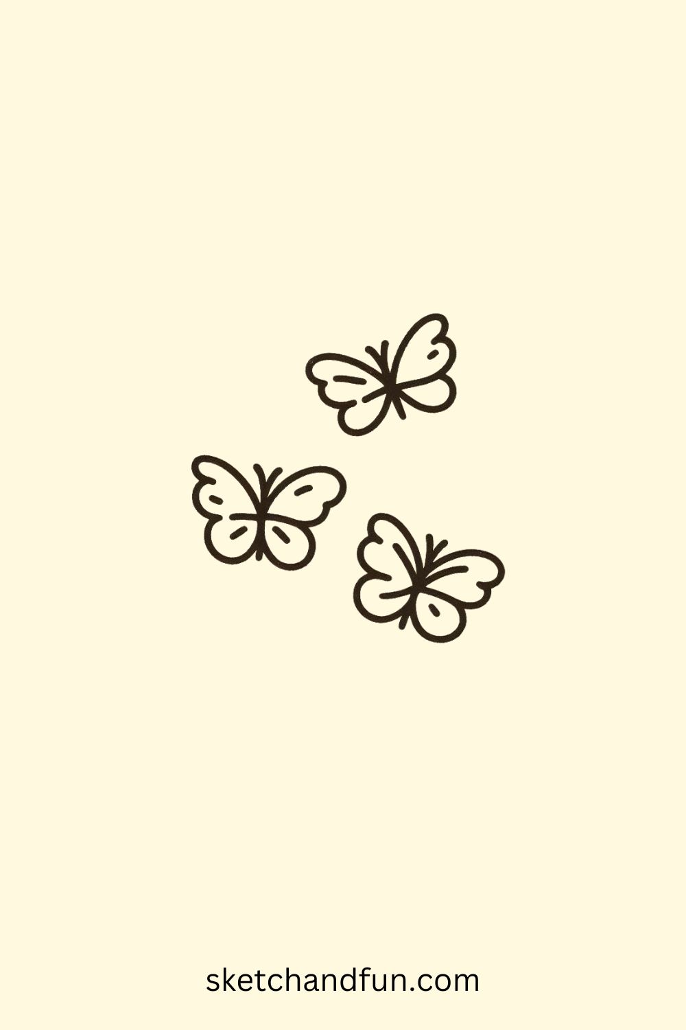 40+ Easy Cute Butterfly Drawing Ideas - Sketch and Fun