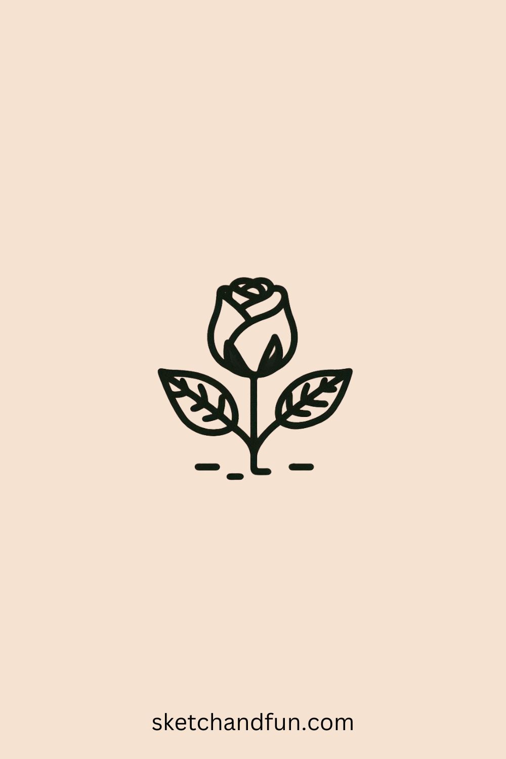 39+ Easy Cute Rose Drawing Ideas - Sketch and Fun