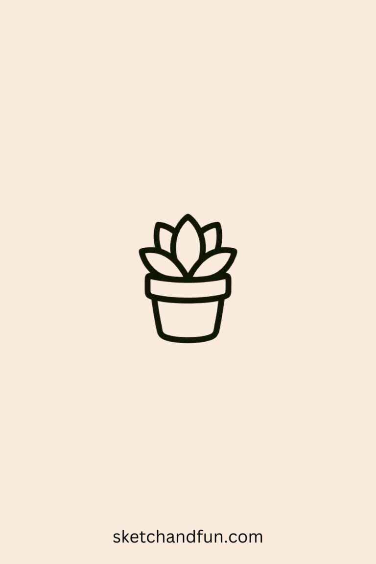 40+ Easy Cute Plant Drawing Ideas - Sketch and Fun