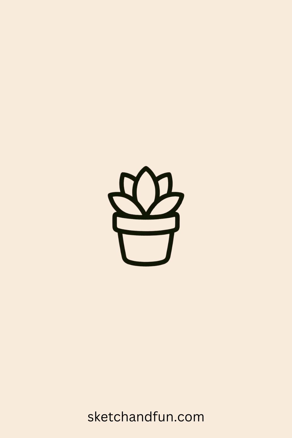 40+ Easy Cute Plant Drawing Ideas - Sketch and Fun