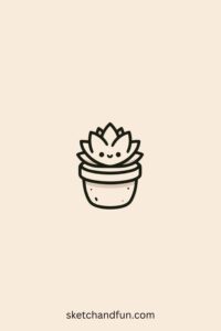 40+ Easy Cute Plant Drawing Ideas - Sketch and Fun