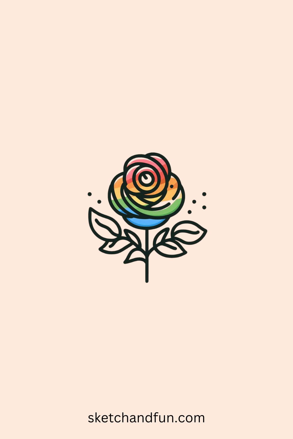 39+ Easy Cute Rose Drawing Ideas - Sketch and Fun