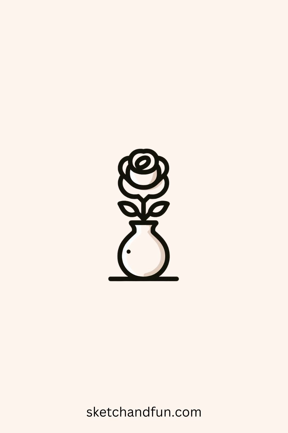 39+ Easy Cute Rose Drawing Ideas - Sketch and Fun