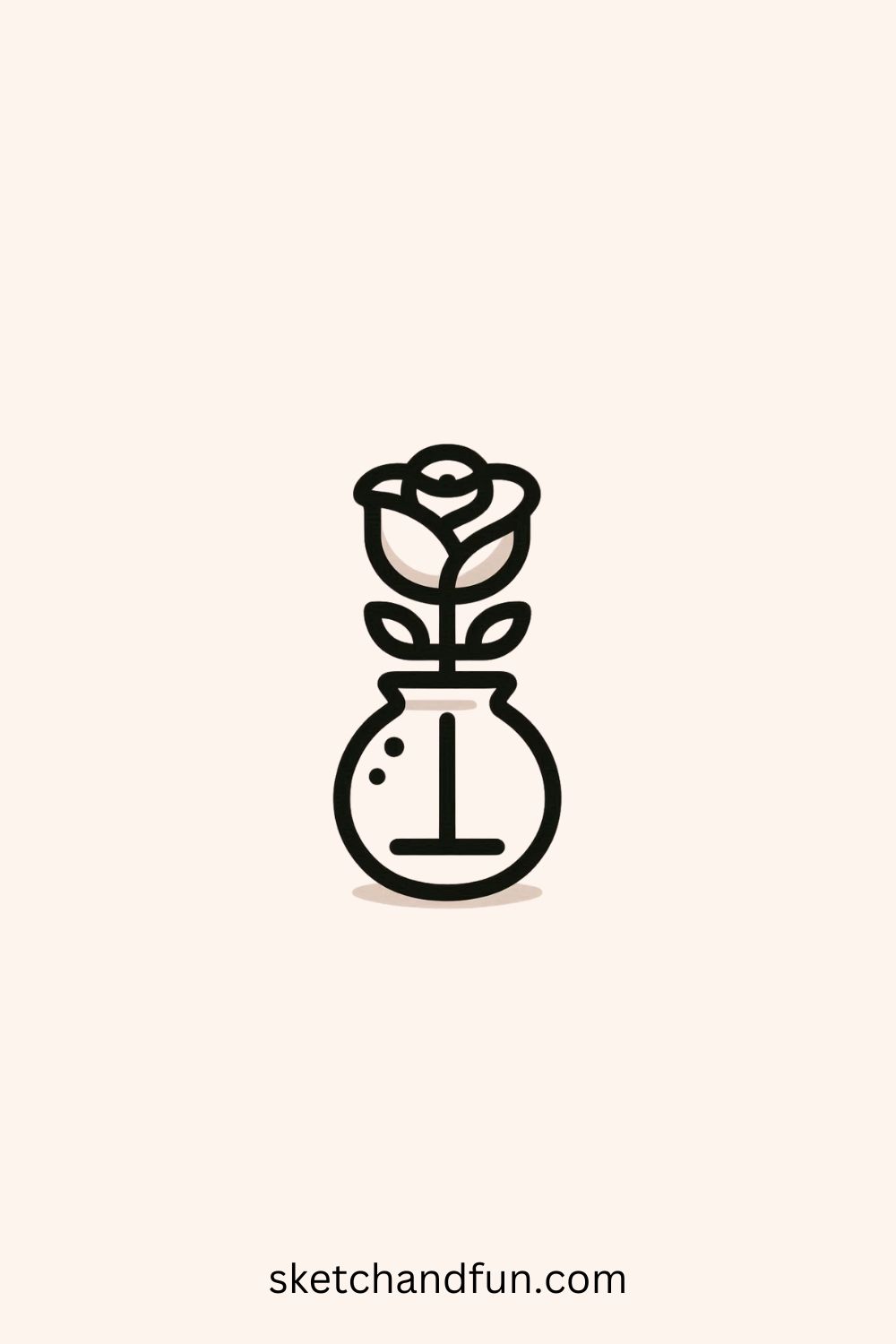 39+ Easy Cute Rose Drawing Ideas - Sketch and Fun