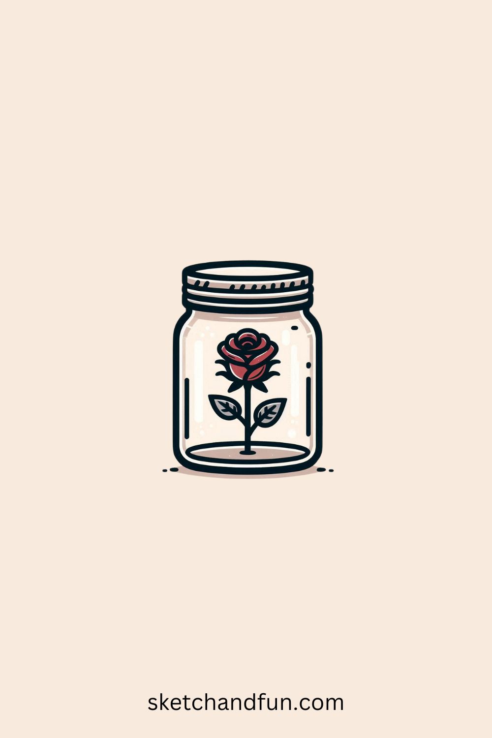 39+ Easy Cute Rose Drawing Ideas - Sketch and Fun