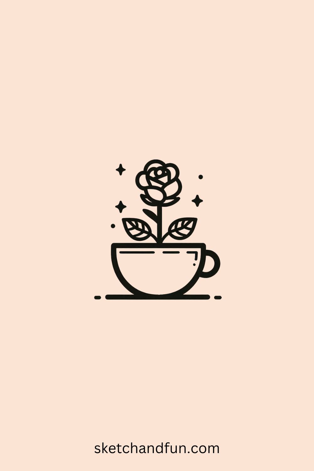 39+ Easy Cute Rose Drawing Ideas - Sketch and Fun