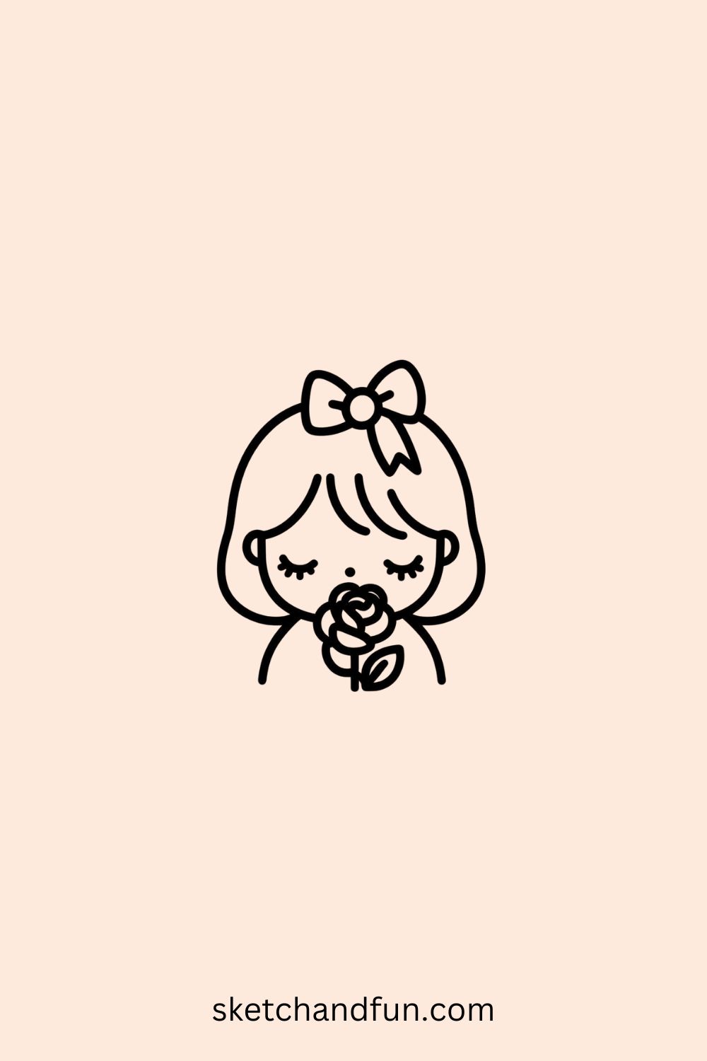 39+ Easy Cute Rose Drawing Ideas - Sketch and Fun