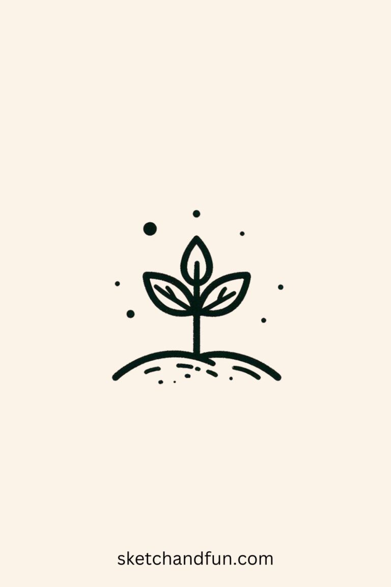 40+ Easy Cute Plant Drawing Ideas - Sketch and Fun