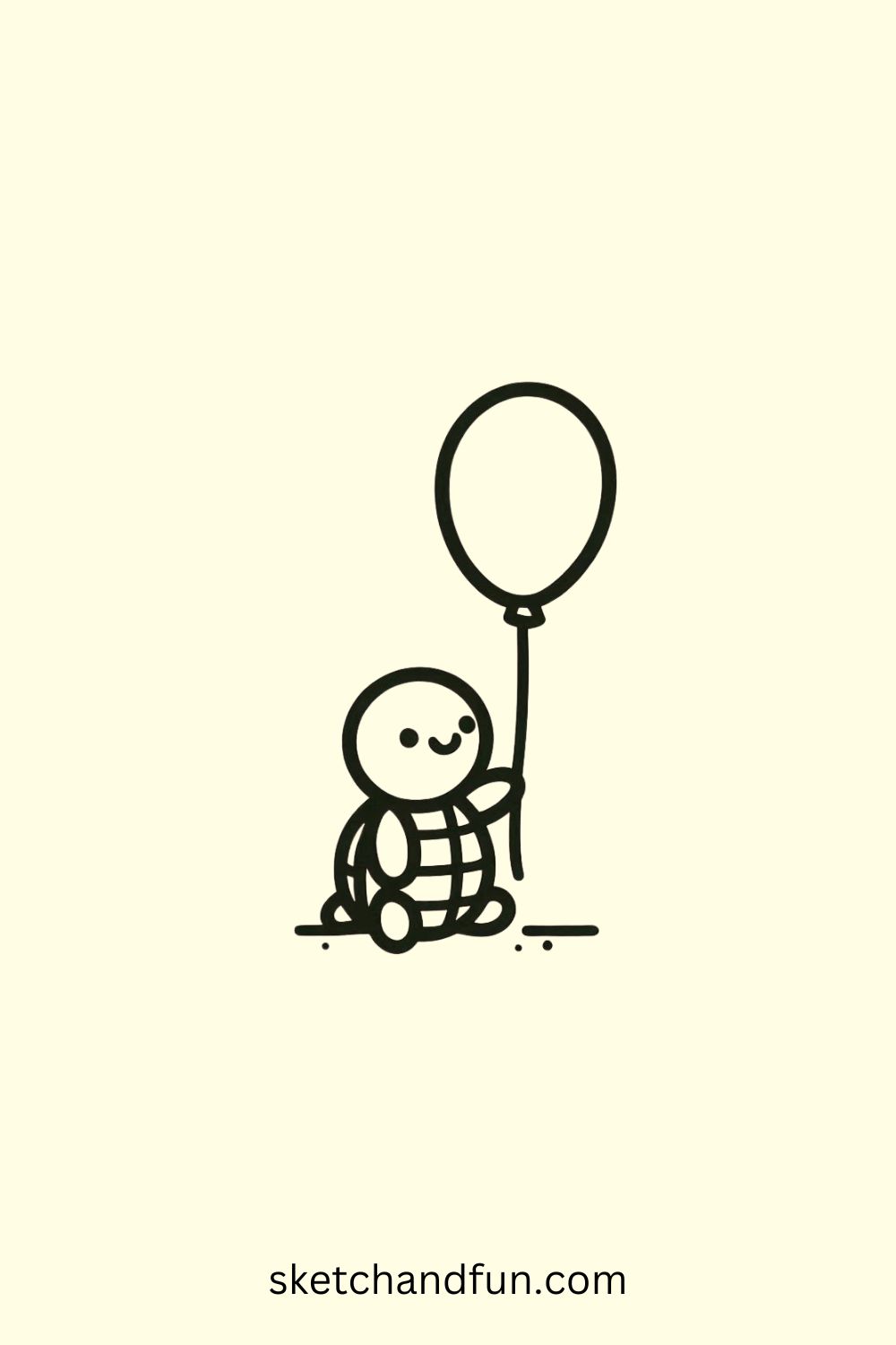 39+ Easy Cute Turtle Drawing Ideas - Sketch and Fun