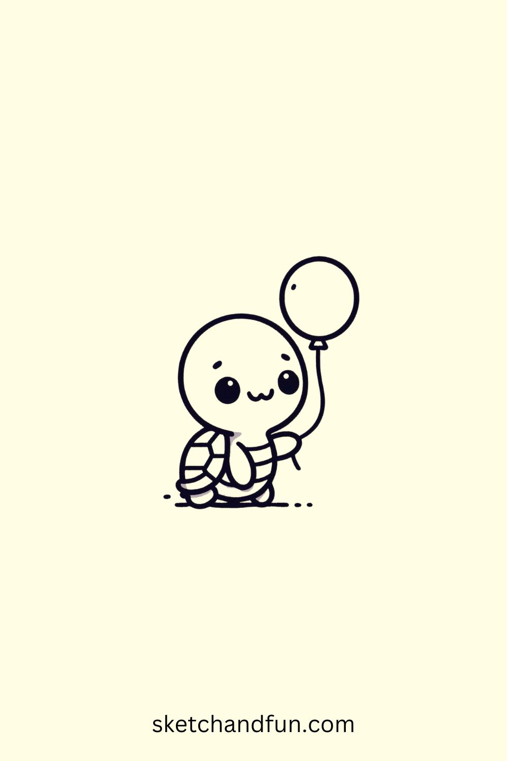 39+ Easy Cute Turtle Drawing Ideas - Sketch and Fun