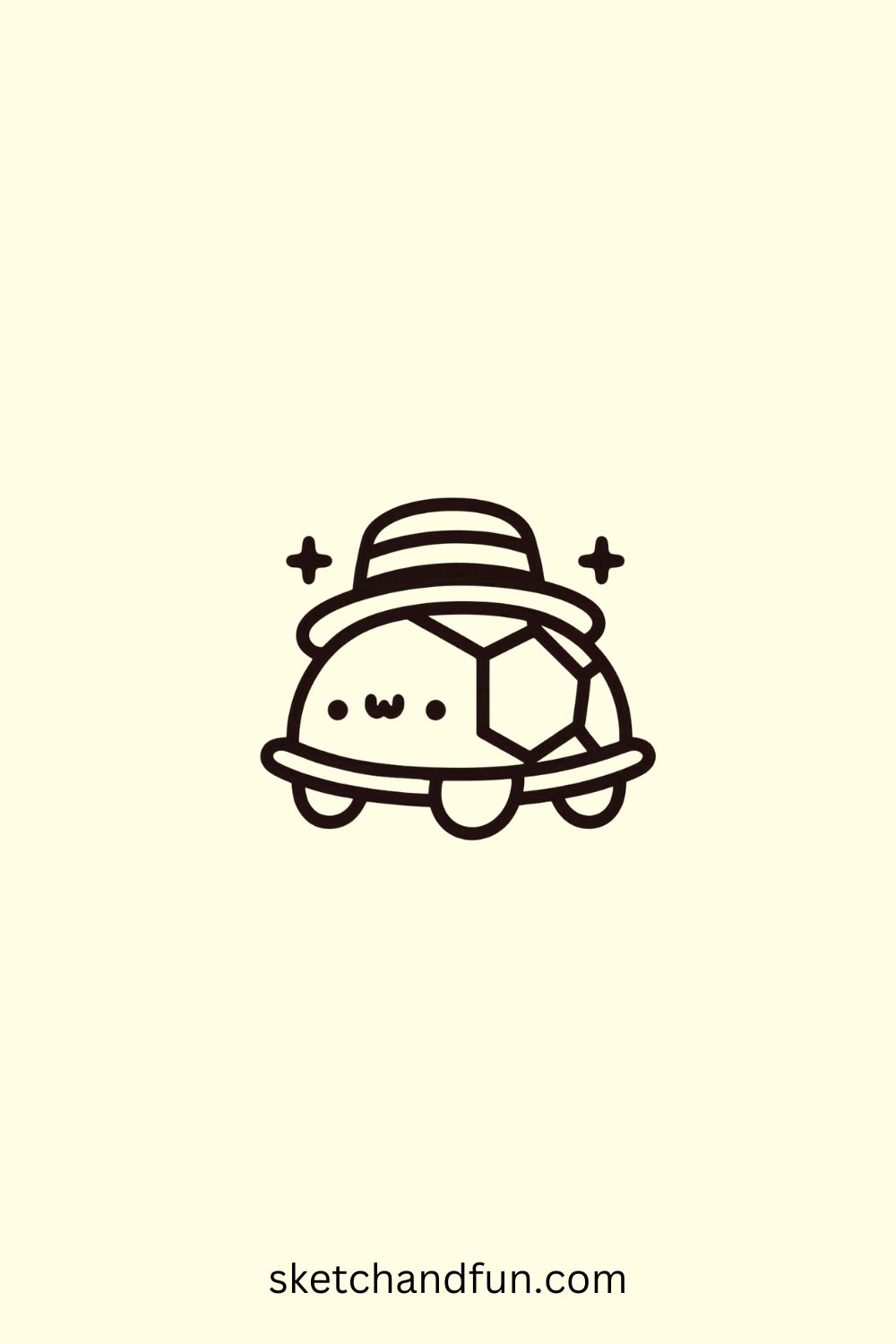 39+ Easy Cute Turtle Drawing Ideas - Sketch and Fun