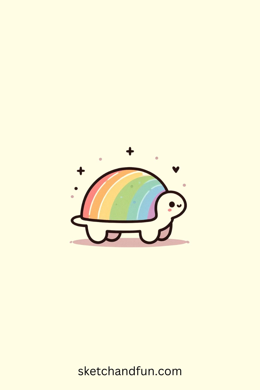 39+ Easy Cute Turtle Drawing Ideas - Sketch and Fun