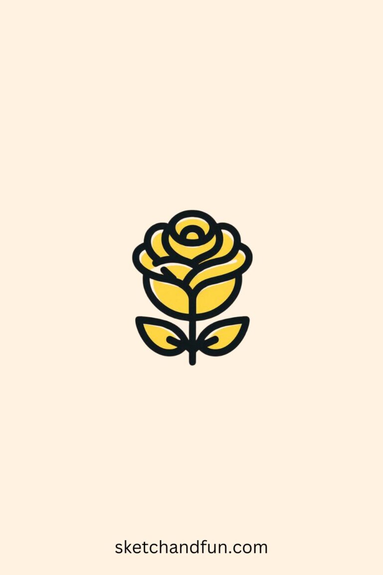 39+ Easy Cute Rose Drawing Ideas - Sketch and Fun