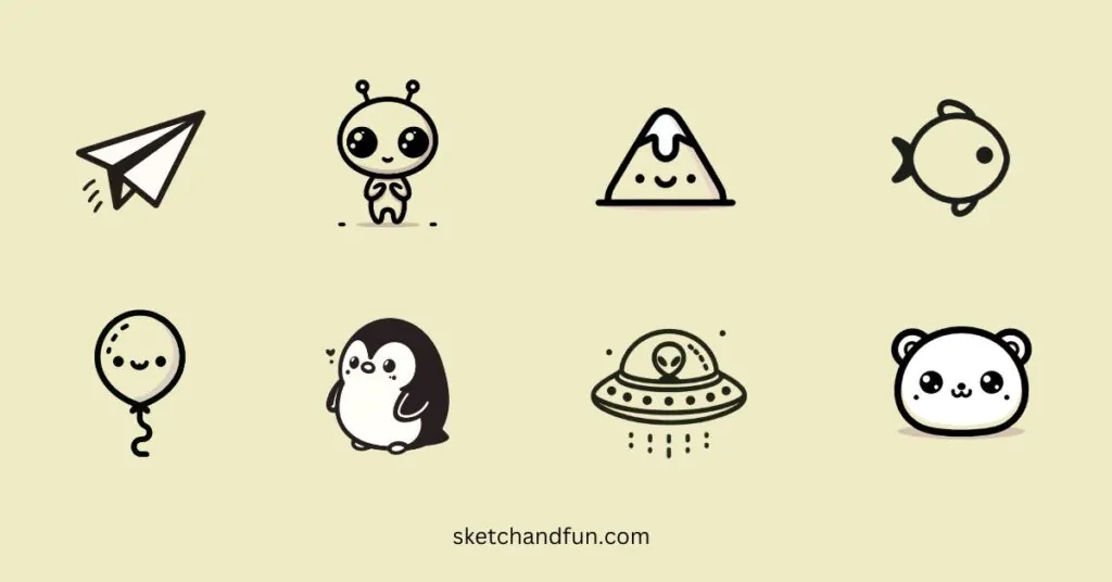 71+ Easy Cute Doodles To Draw When Bored - Sketch and Fun