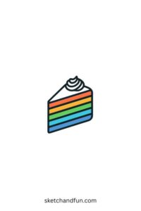 20 Easy Cute Cake Drawing Ideas - Sketch and Fun