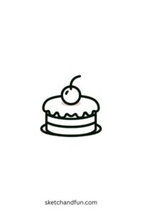 20 Easy Cute Cake Drawing Ideas - Sketch and Fun