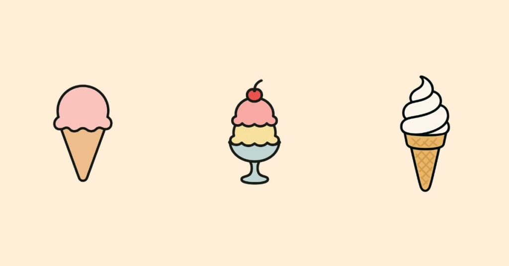 25+ Easy Cute Ice Cream Drawing Ideas - Sketch and Fun