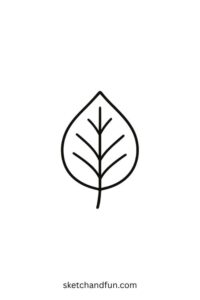 🌱 20+ Easy Cute Leaf Drawing Ideas - Sketch and Fun