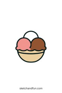 25+ Easy Cute Ice Cream Drawing Ideas - Sketch and Fun